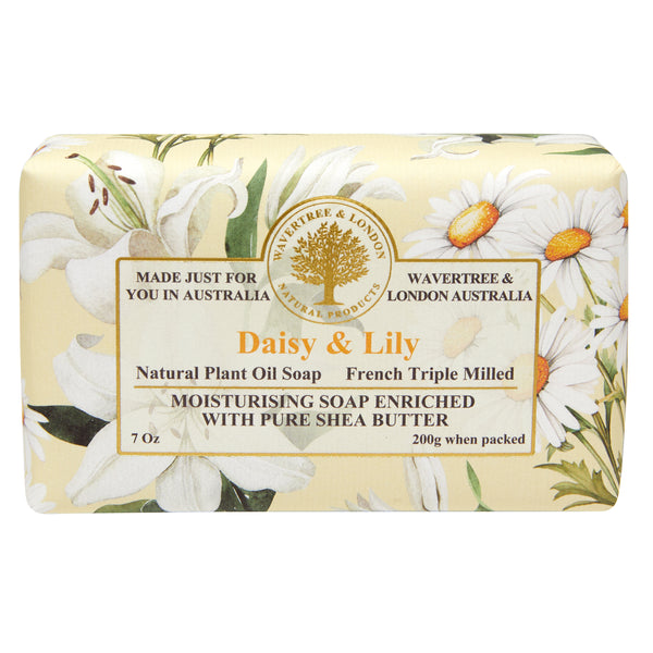 Daisy & Lily Soap Bar 200g - Wavertree & London